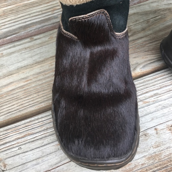 Winna | Shoes | Winna Brown Suede Animal Print Winter Boots | Poshmark