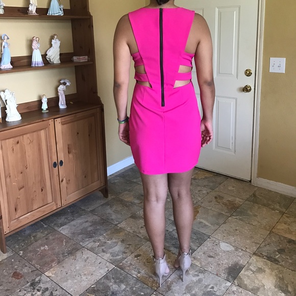 Dresses | Neon Pink Party Dress | Poshmark