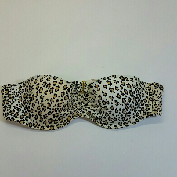 Victoria's Secret | Swim | Victorias Secret Leopard Print Bandeau ...