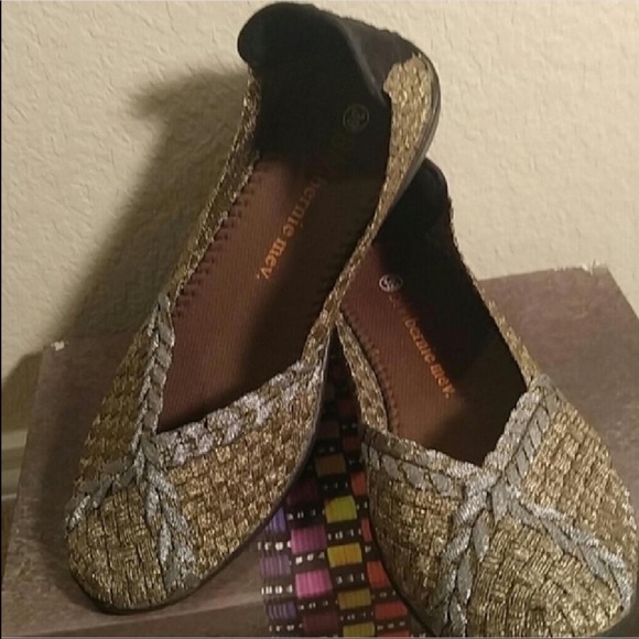 bernie mev. | Shoes | Bernie Mev Slip On Shoes In Bronze Pewter Color ...