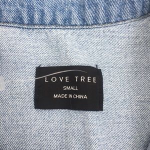 Love Tree | Jackets & Coats | Love Tree Denim Vest Cut Off Jacket Vest ...