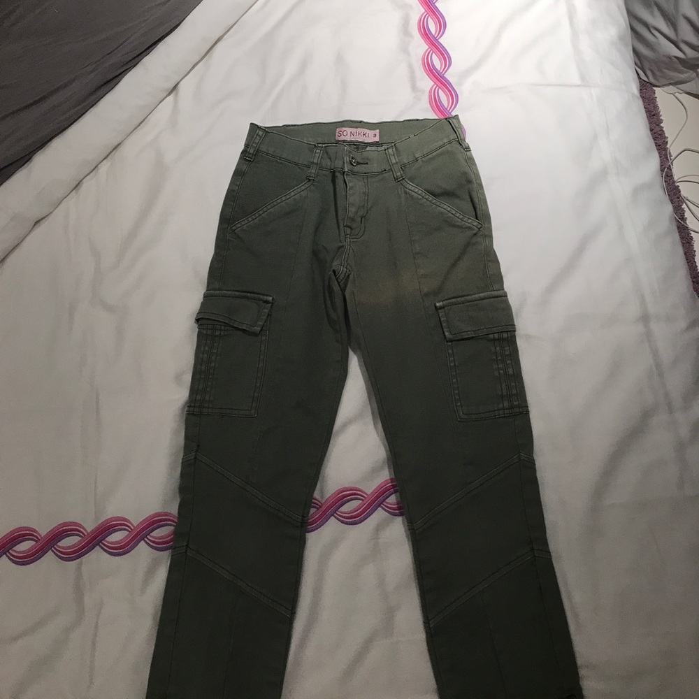 So Nikki Cargo Pants - Gem