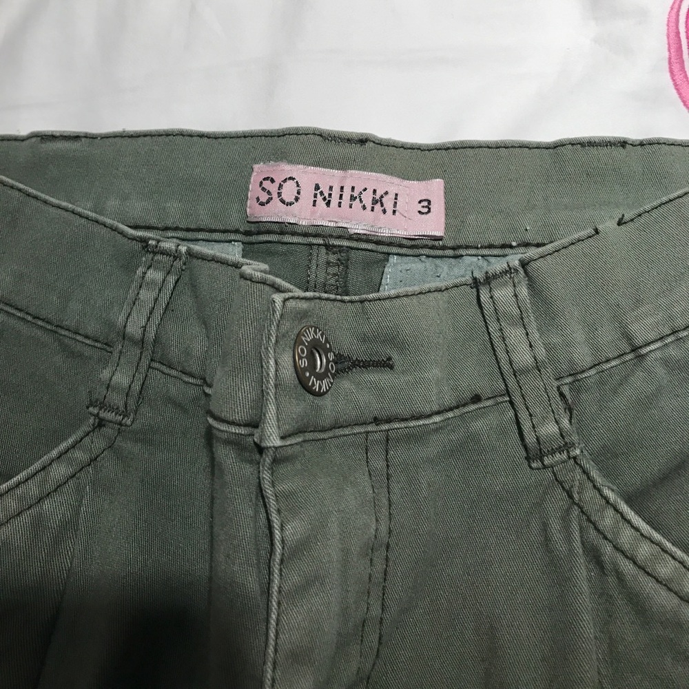 So Nikki Cargo Pants - Gem