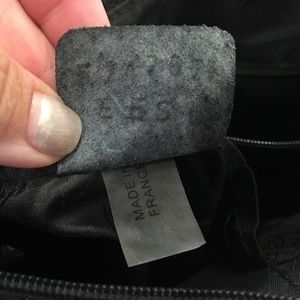 Longchamp | Bags | Authentic Longchamp Black Leather Shoulder Bag ...