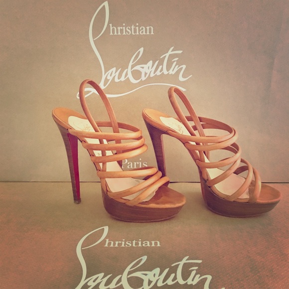 Christian Louboutin | Shoes | Christian Louboutin Vildo 2 Strappy Camel ...
