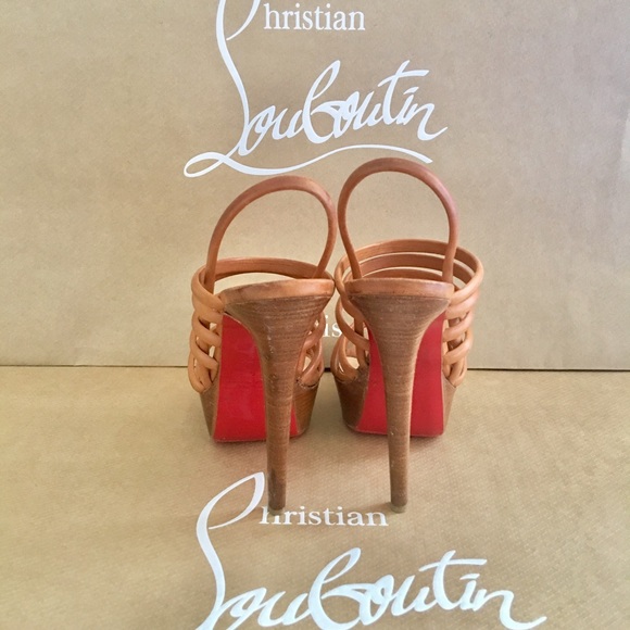 Christian Louboutin | Shoes | Christian Louboutin Vildo 2 Strappy Camel ...