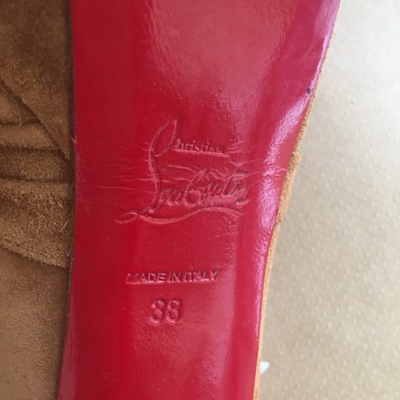 Christian Louboutin | Shoes | Christian Louboutin Vildo 2 Strappy Camel ...