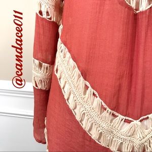 CC Boutique | Tops | Boho Crochet Tunic Top | Poshmark
