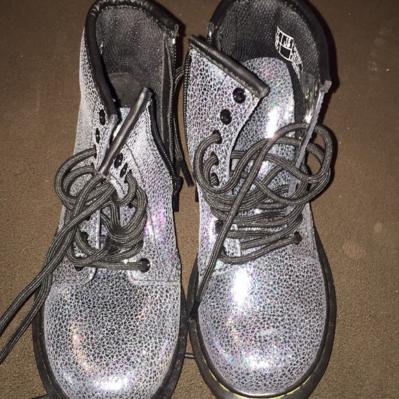 Dr. Martens | Shoes | Doc Martin Rainbow Sparkle Boots | Poshmark