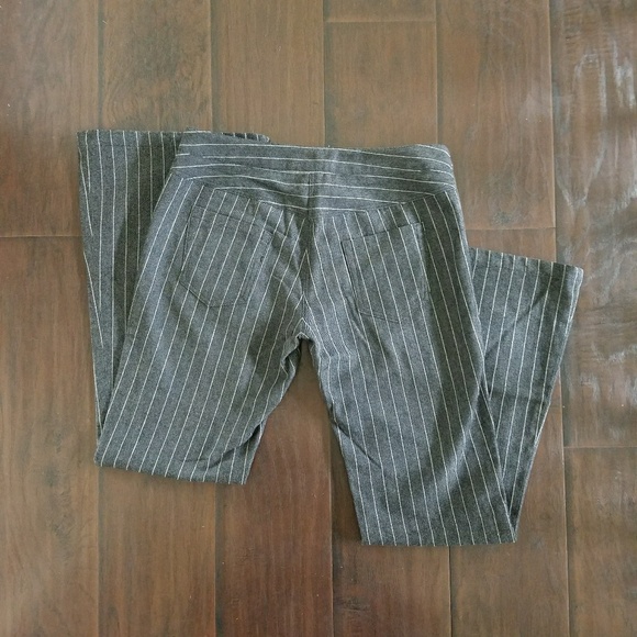parallel | Pants & Jumpsuits | Chic Dark Gray Pinstripe Pants | Poshmark