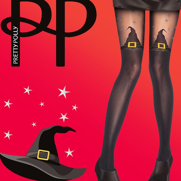 Pretty Polly | Accessories | Pretty Polly Witch Hat Tights New In ...