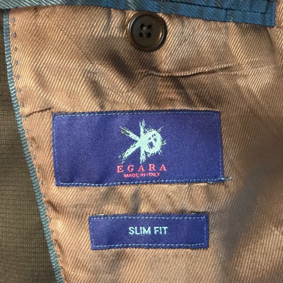 Egara | Suits & Blazers | Egara Charcoal Grey Slim Fit Suit | Poshmark