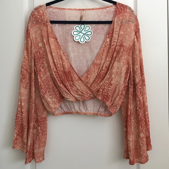 Hope's | Tops | Nwt Lani California Boho Crop Top | Poshmark