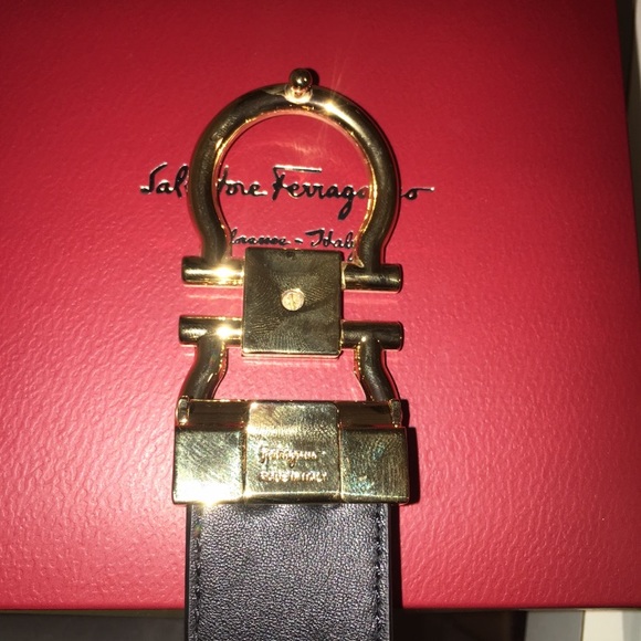 Salvatore Ferragamo | Accessories | Gancio Ferragamo Double Clap Brown ...