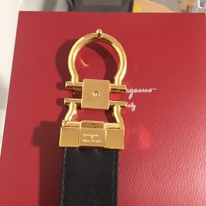 Salvatore Ferragamo | Accessories | Gancio Ferragamo Double Clap Brown ...