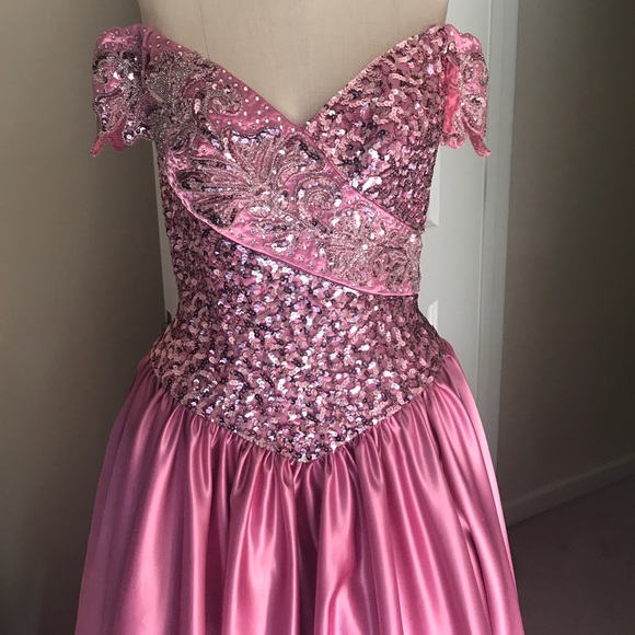 Mike Benet Formal | Dresses | Vintage Mike Benet Pink Toole Formal Gown ...