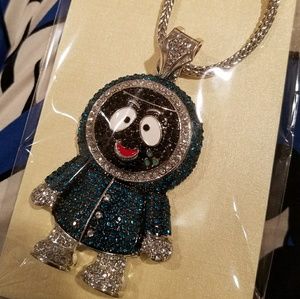 Accessories | Iced Out Eskimo Pendant 36 Franco Chain Set | Poshmark
