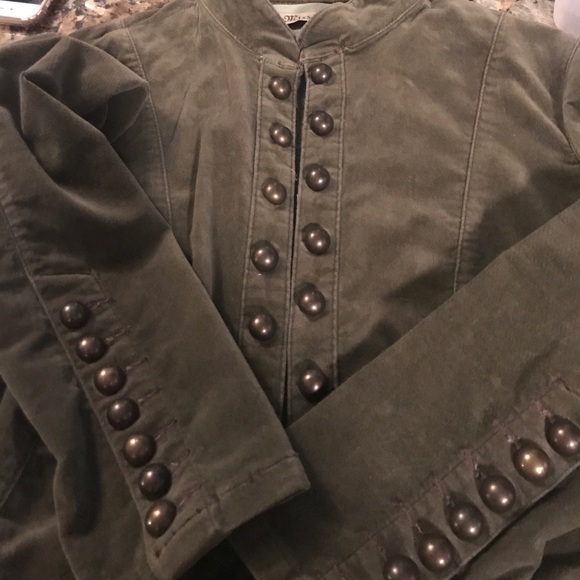 Miss Me | Jackets & Coats | Olive Green Miss Me Fitted Jacket | Poshmark