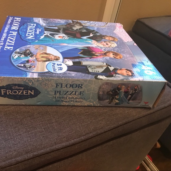 Other | Frozen Floor Puzzle 24x36 Inches 3ft Puzzle | Poshmark