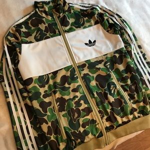 Bape | Jackets & Coats | Bape X Adidas Track Jacketbomber | Poshmark