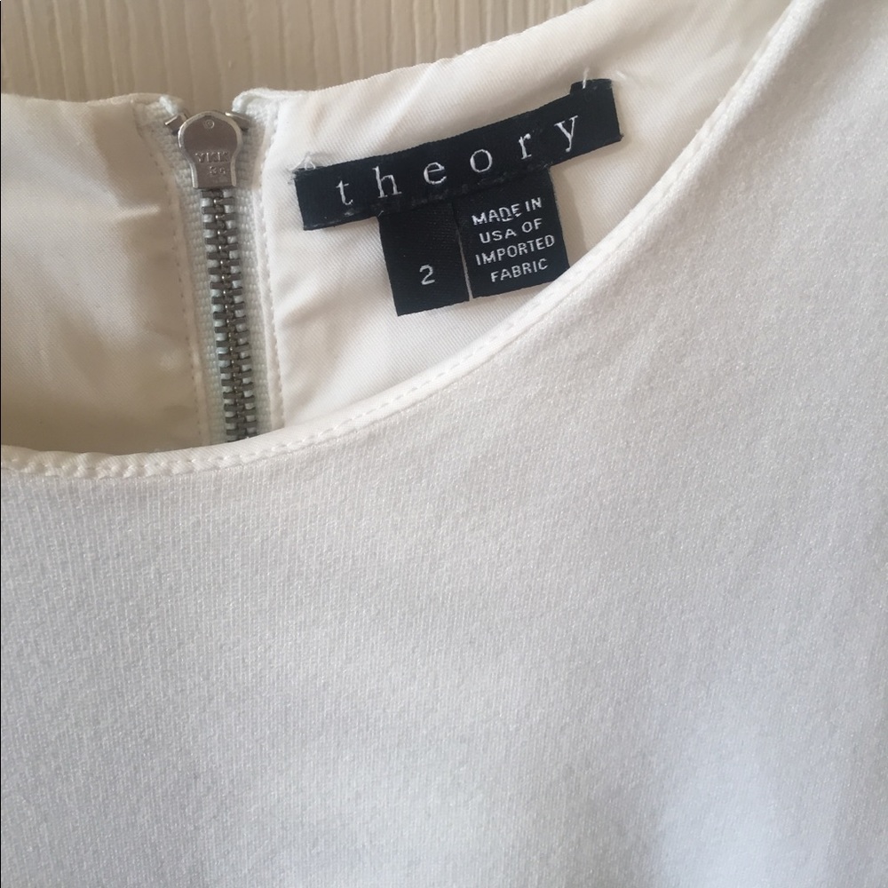 Theory Black And White Colorblock Dress - Gem