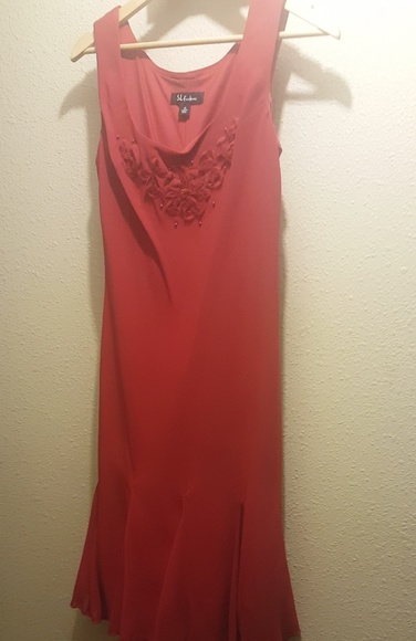 S.L. Fashions | Dresses | Twopiece Rosy Red Dress | Poshmark