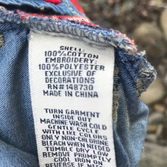 Beige by eci | Dresses | Beige By Eci Sleeveless Embroidered Denim ...