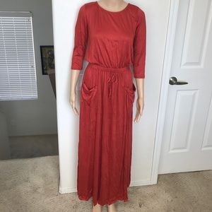Dresses | Rust Maxi Dress | Poshmark
