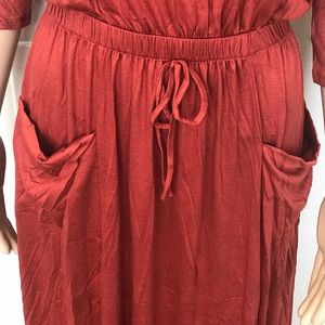 Dresses | Rust Maxi Dress | Poshmark