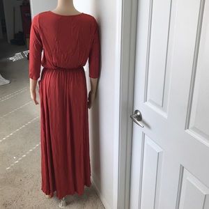 Dresses | Rust Maxi Dress | Poshmark