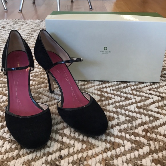 kate spade | Shoes | Black Suede Kate Spade Mary Janes | Poshmark