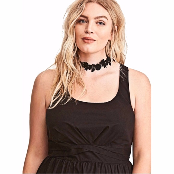 torrid | Dresses | Nwt Torrid Sexy Goth Bow Back Tulle Black Dress ...