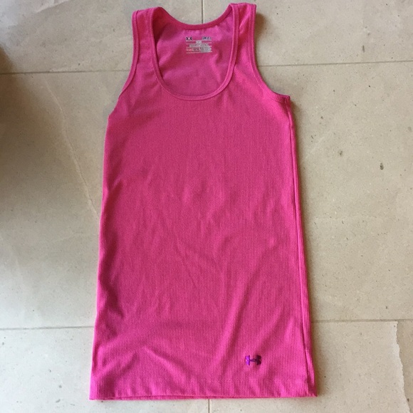 Under Armour | Tops | Under Armour Fitted Ribbed Heat Gear Tank | Poshmark