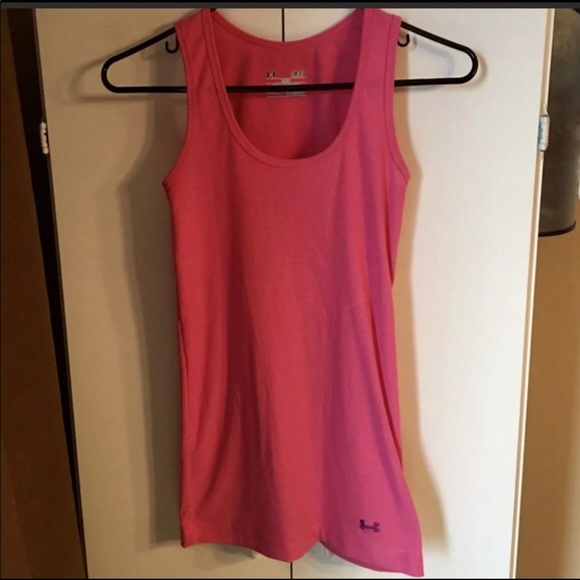 Under Armour | Tops | Under Armour Fitted Ribbed Heat Gear Tank | Poshmark