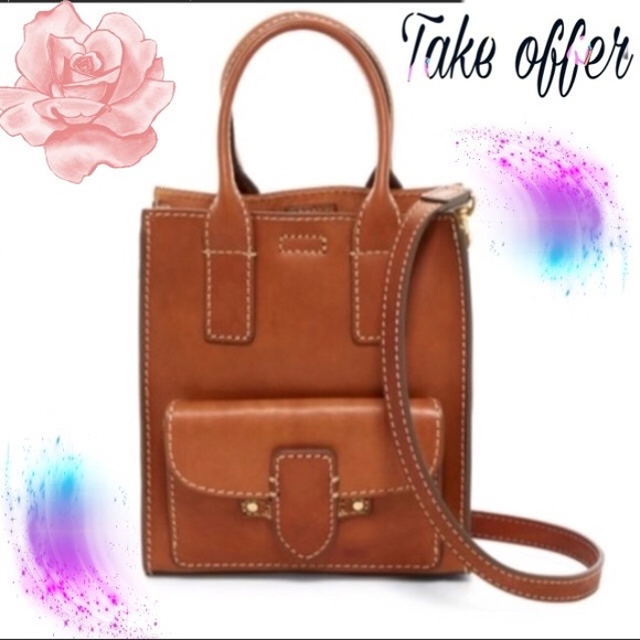 Frye | Bags | New Frye Casey Mini Leather Toterust Retail 30 | Poshmark