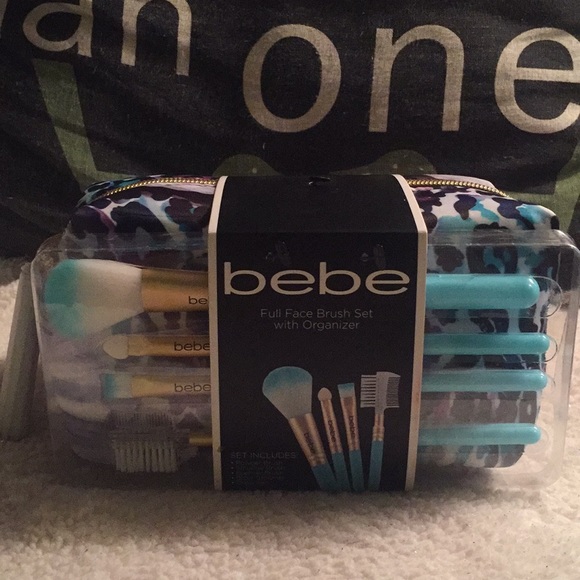 bebe | Makeup | Bebe Full Face Brush Set With Organizer | Poshmark