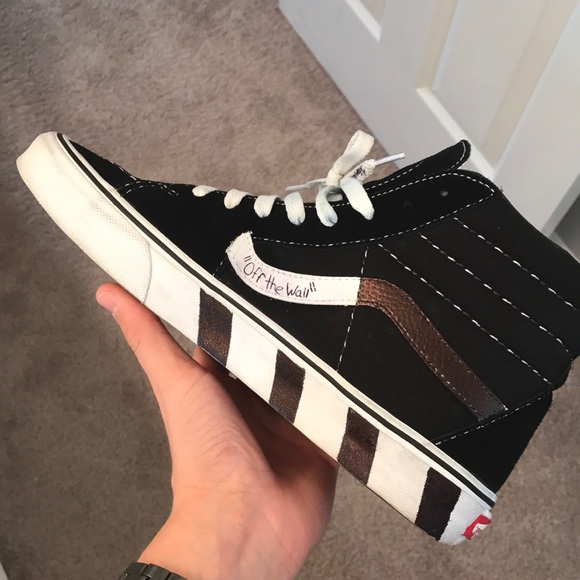 Vans | Shoes | Custom Offwhite Vans | Poshmark