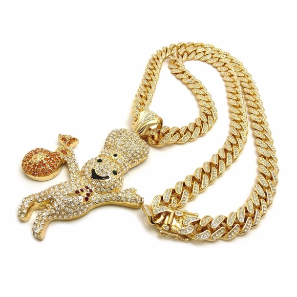 Accessories | Doughboy Pendant 12mm 3 Full Iced Cuban Chain | Poshmark