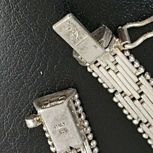 Jewelry | Sterling 925 Chevron Riccio Italian Necklace | Poshmark