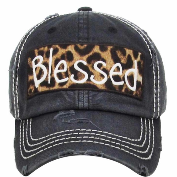 boho gypsy boutique | Accessories | Blessed Leopard Navy Vintage Style ...