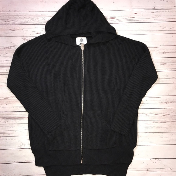 UNIF | Tops | Unif X Urban Outfitters Waffle Hooded Sweater | Poshmark