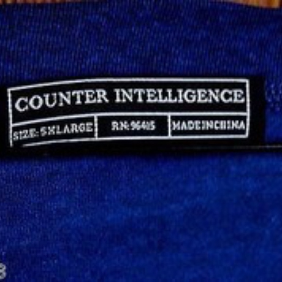 Counter Intelligence | Shirts | Blueblack V Neck Tshirt Size 5x By ...