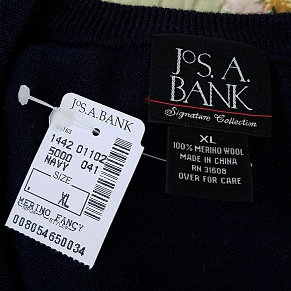 Jos. A. Bank | Sweaters | Mens Signature Collection Jos A Bank Sweater ...