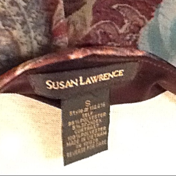 Susan Lawrence | Tops | Susan Lawrence Blouse | Poshmark