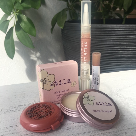 Stila | Makeup | Stila Makeup Set Lips Cheeks And Fragrance | Poshmark