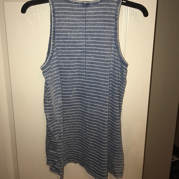 rag & bone | Tops | Rag Bone Bowery Tank Blue Small | Poshmark