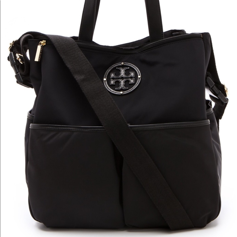 Tory Burch Stacked Billy Diaper Messenger Bag - Gem