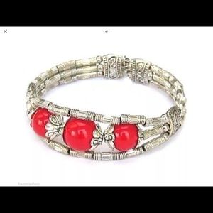 Jewelry | Handmade Coral Bangle | Poshmark