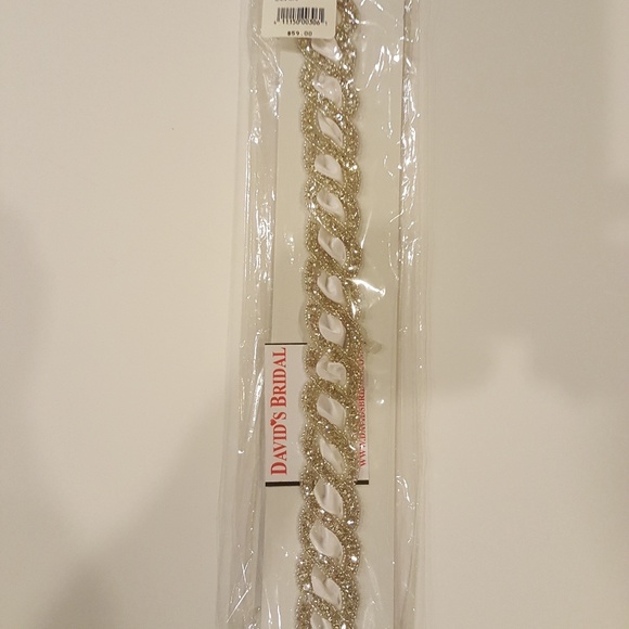 David's Bridal | Accessories | Davids Bridal Wedding Crystal Braided ...