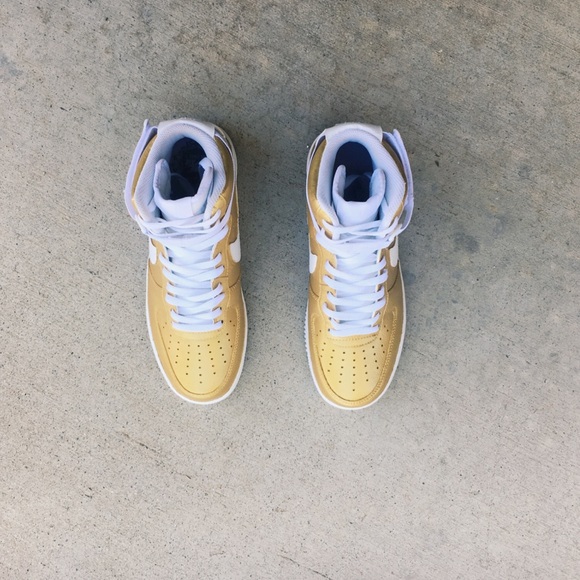 Nike | Shoes | Custom Gold Nike Afs Made To Order | Poshmark